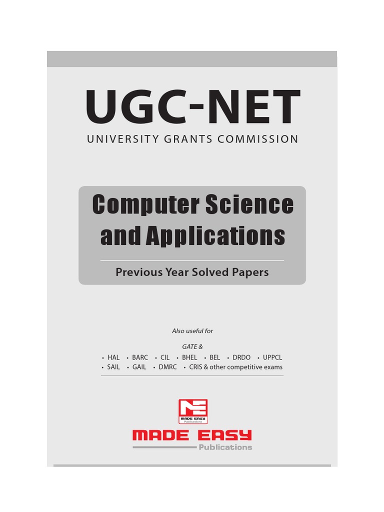 Ugc-Net - CS 2019 | PDF | Computers