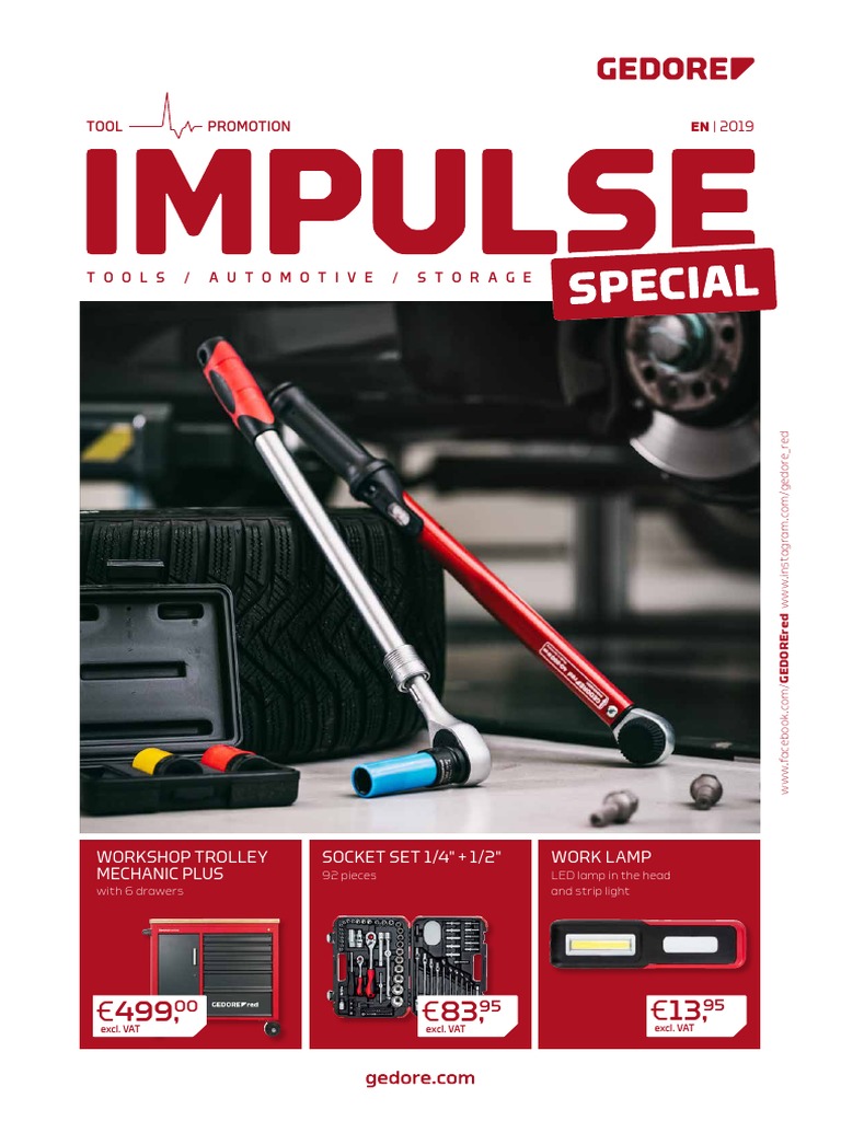 Promoción Gedore RED 2019 | PDF | Screw | Tools