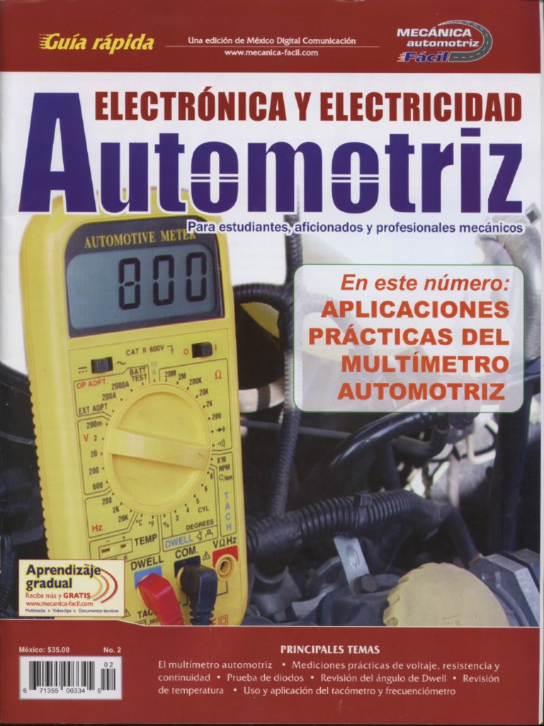 Pdf Curso Completo De Electrónica Y Electricidad Automotriz Gratis
