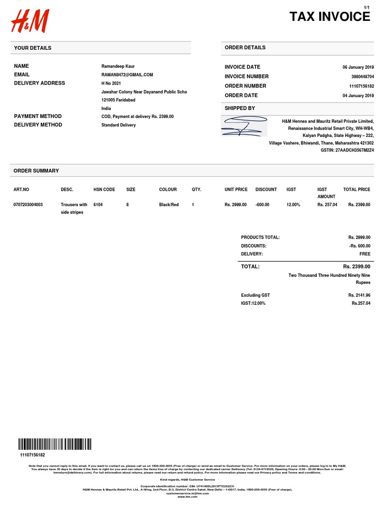 PDF | PDF | Rupee | Invoice