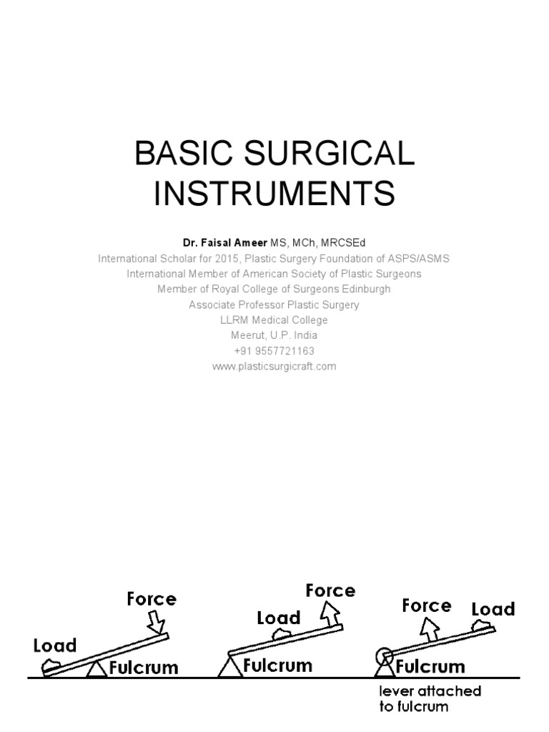 Basic Surgical Instruments | PDF | Medical Specialties | Surgery