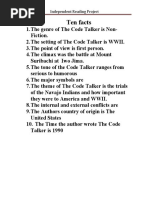 Code Talker Guided Reading Questions | PDF | Philosophy | General Fiction