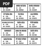 Label Nama Raport Siswa SMP | PDF | Cooking, Food & Wine