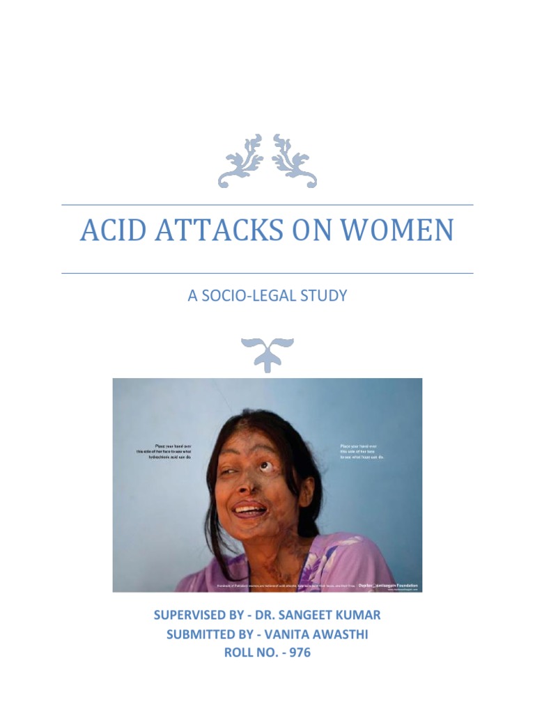 Understanding Acid Attacks on Women | PDF | Crime & Violence | Crime ...