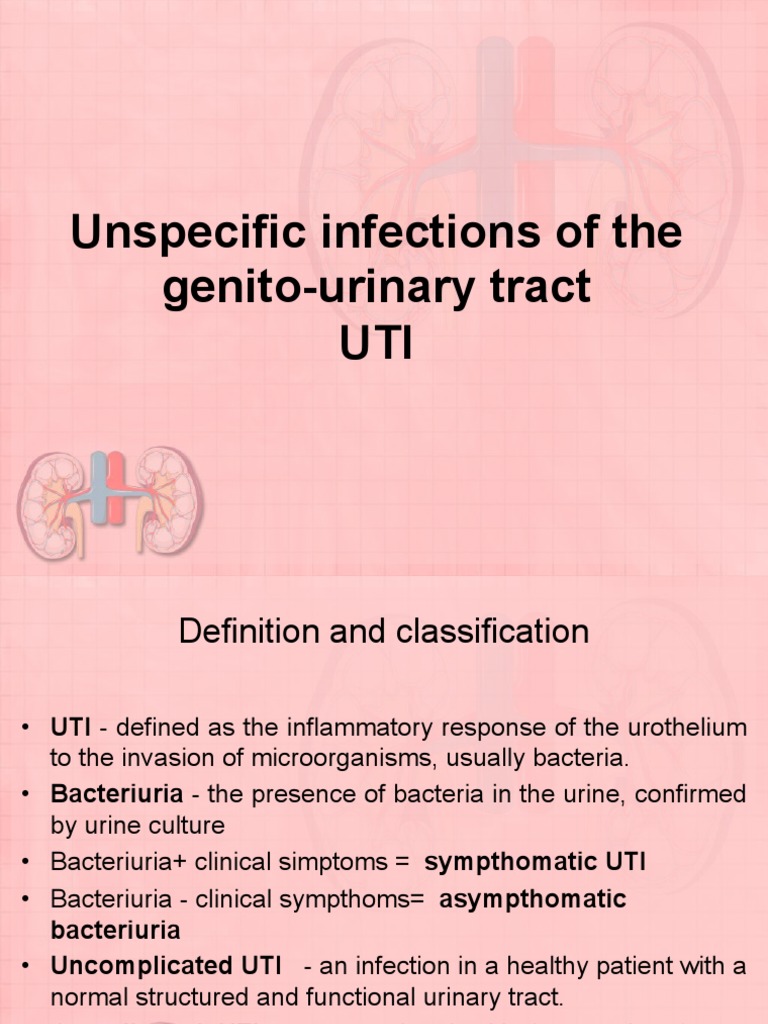 Understanding Urinary Tract Infections: Classification, Pathogenesis ...
