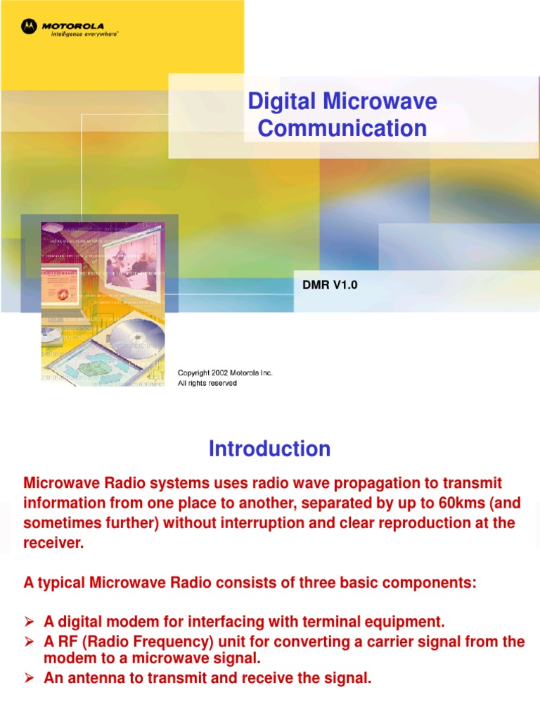 Digital Microwave Communication Overview | PDF | Antenna (Radio ...