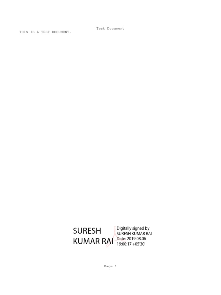 Test Document PDF | PDF