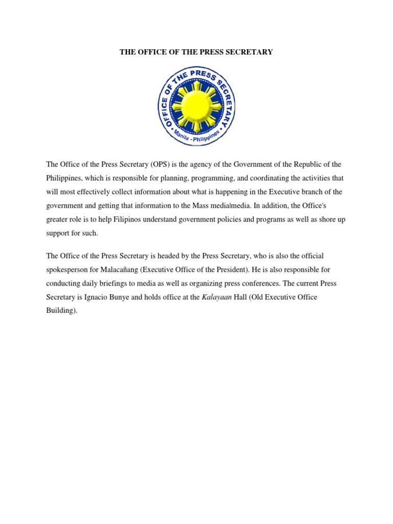Overview of Philippine Government Agencies | PDF | Philippines | Public ...