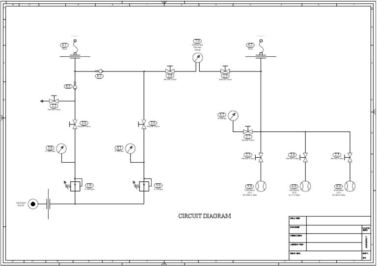 CAD Drawing of Oxygen Test Rig | PDF | Chemical Engineering | Gas ...