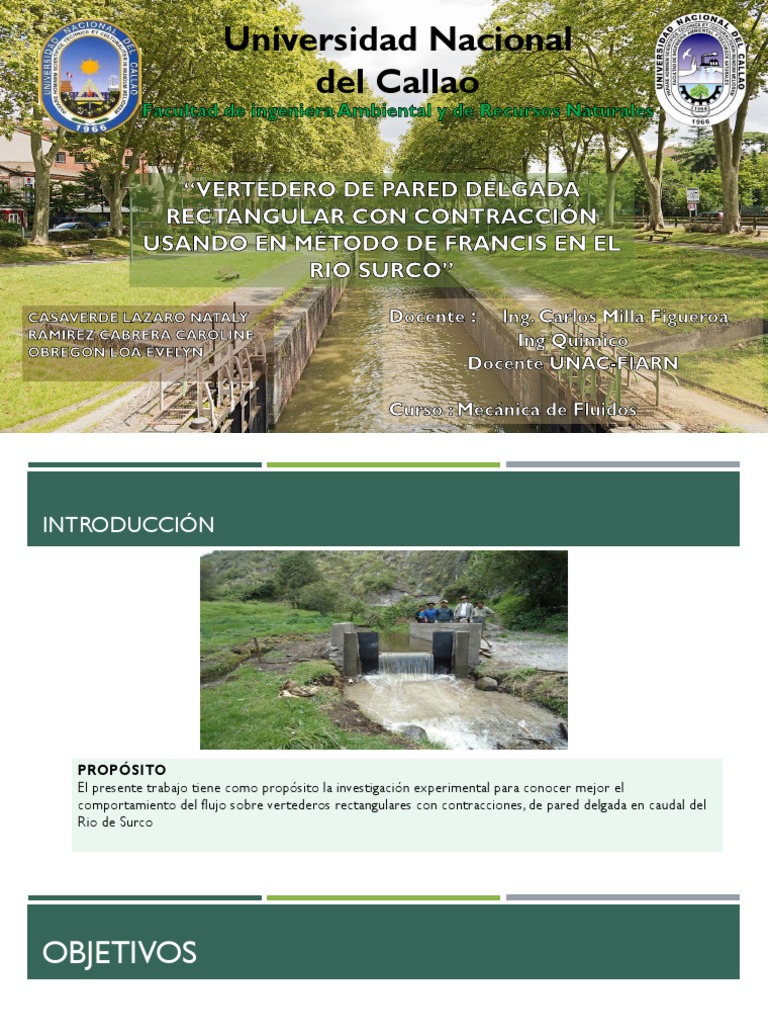 Vertedero Rectangular | PDF