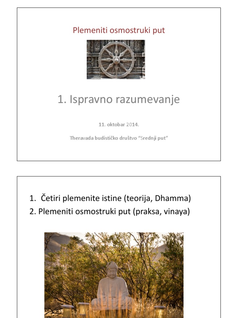 02 Plemeniti Osmostruki Put (10.2014. - 01.2015) | PDF