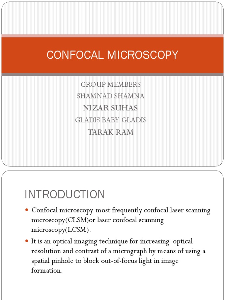 Confocal Microscopy Overview and Principles | PDF | Teaching Methods ...