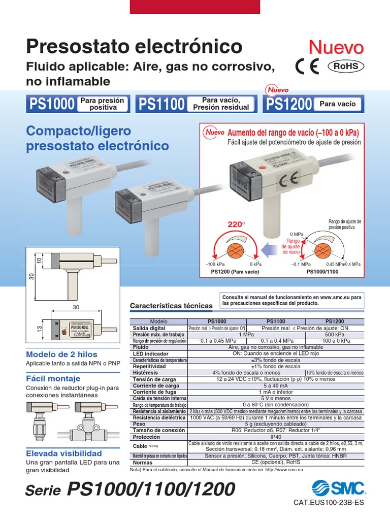 Catalogo PS 1000 | PDF | Ciencias fisicas | Cantidades fisicas