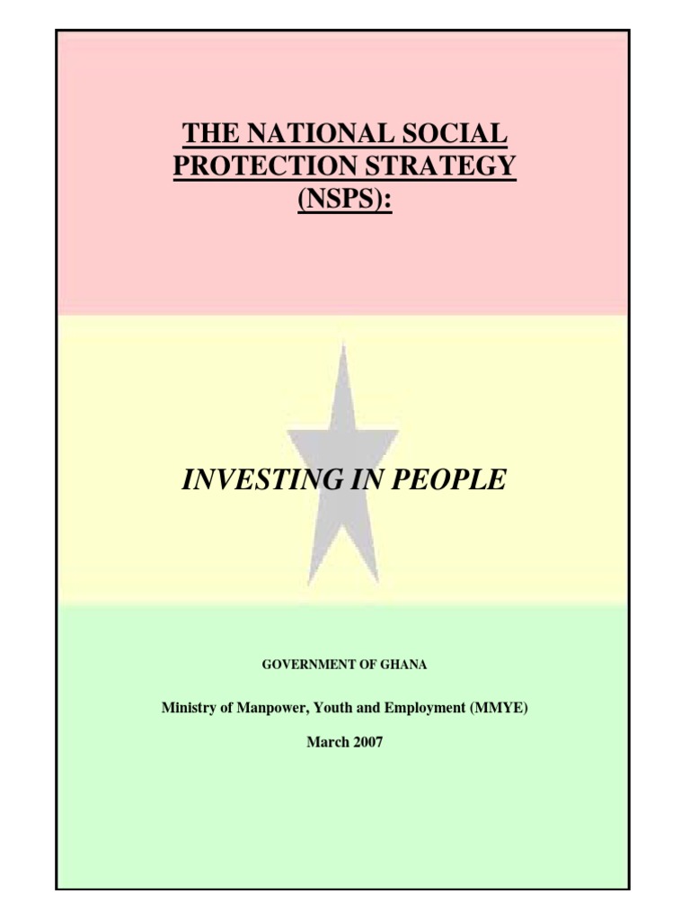 National Social Protection Strategy Ghana | PDF | Social Protection ...
