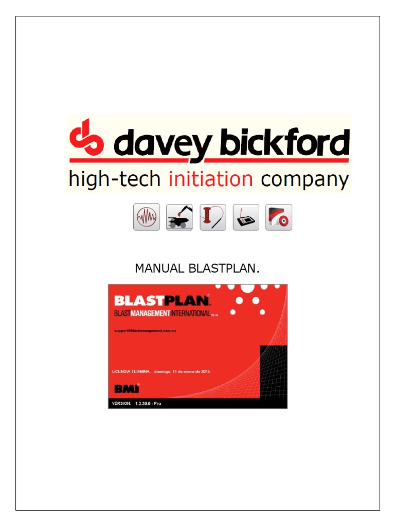 Manual de Uso de BlastPlan | PDF | Ventana (informática) | Datos de computadora