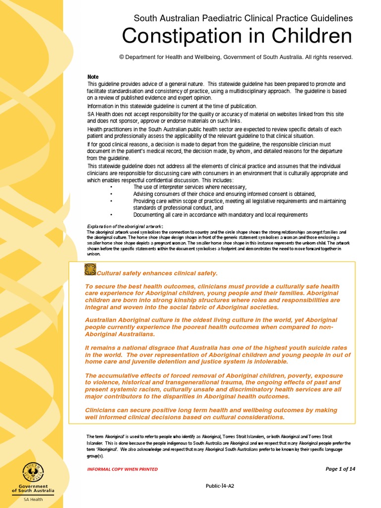 Constipation in Children | PDF | Constipation | Human Feces