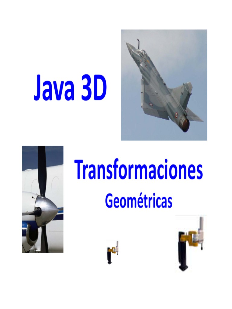 Curso Java 3D Modulo 13-java3D-TransformacionesGeometricas | PDF ...