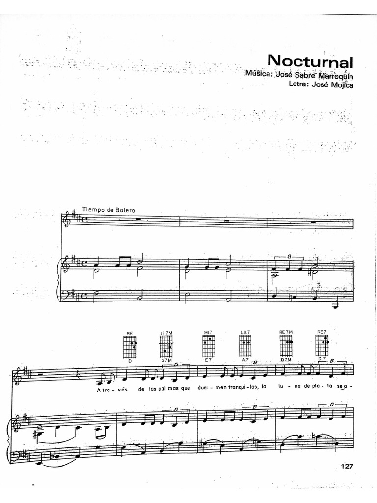 Nocturnal Partitura | PDF