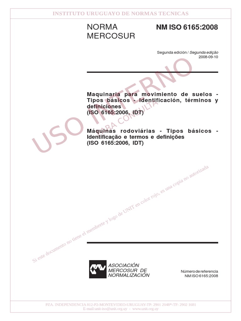 Iso-Nm 6165-2008-2 PDF | PDF | Organización internacional para la ...