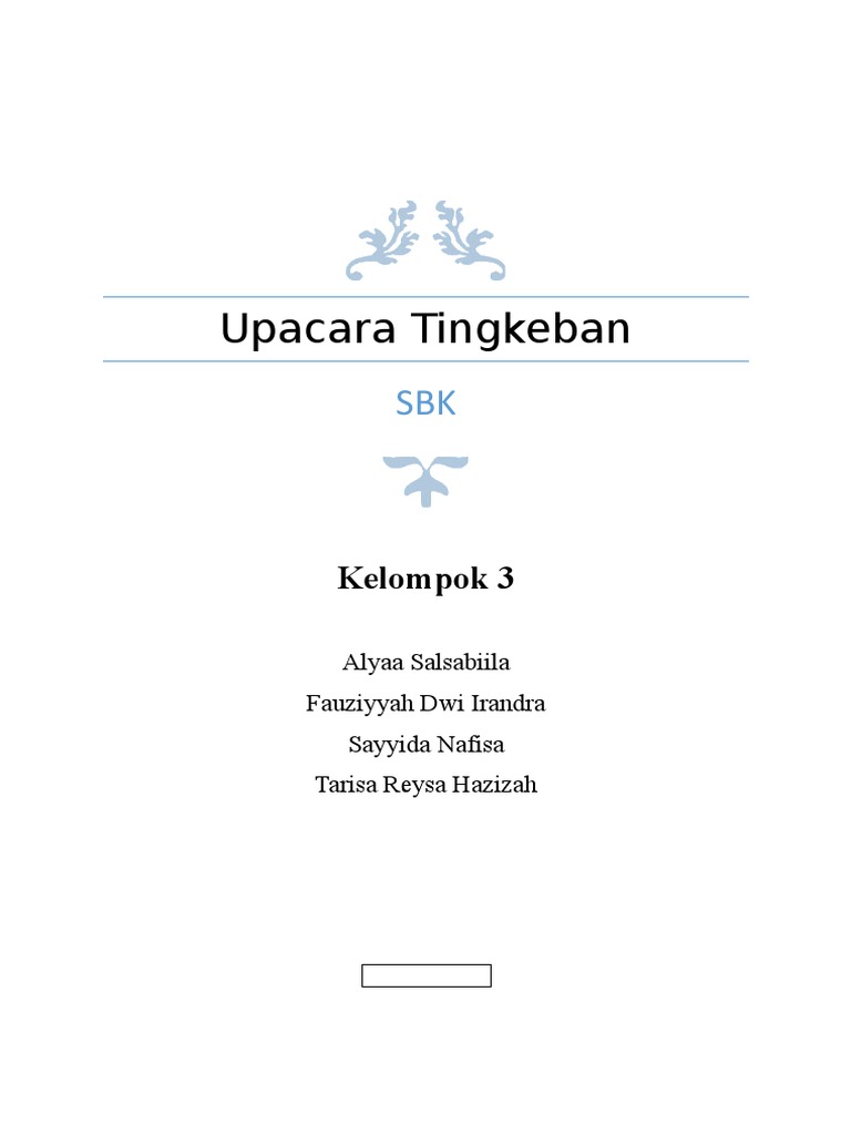 Makalah Tingkeban | PDF