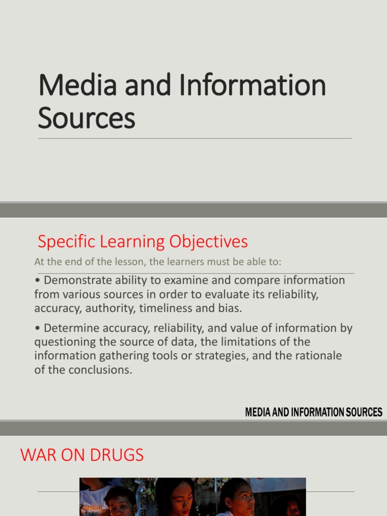 Evaluating Media Information Sources | PDF | Mass Media | Libraries