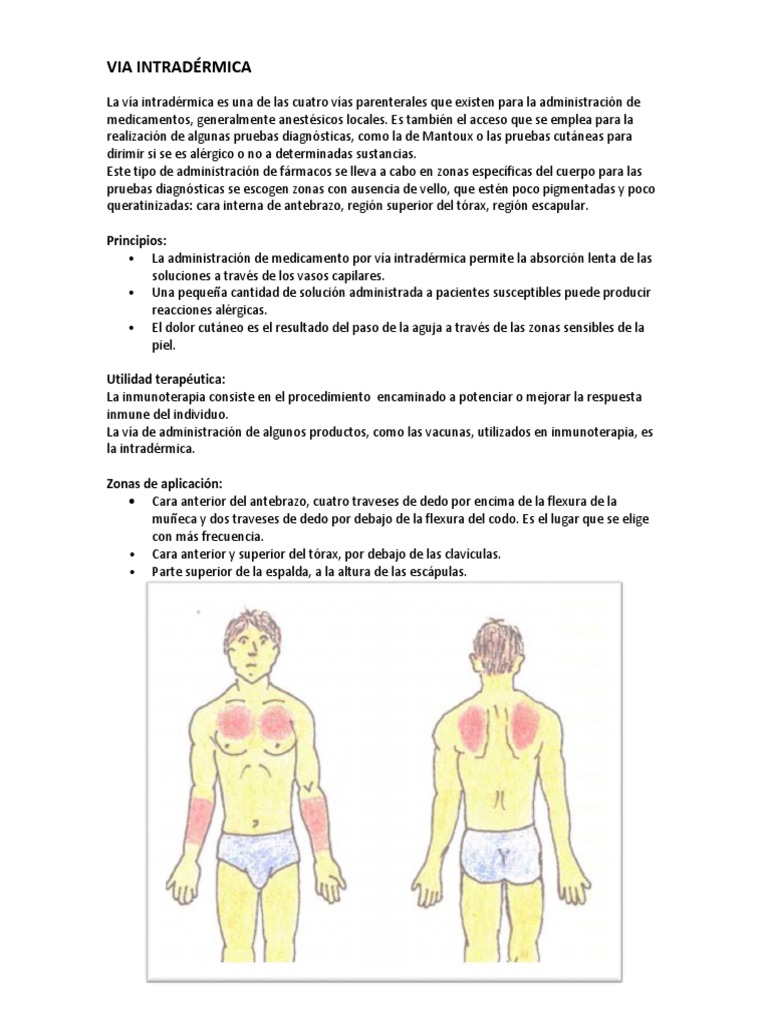 Via Intradérmica | PDF