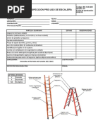 Check List de Escaleras | PDF