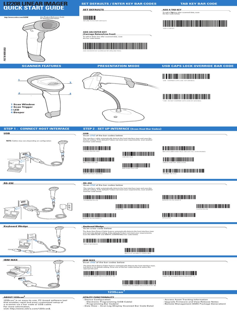 Configuracion de Scannert | PDF | Barcode | Image Scanner