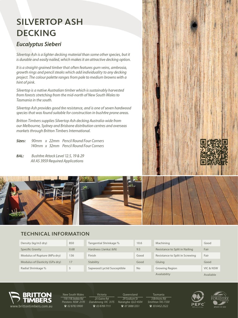 Silvertop Ash: A Durable and Attractive Decking Option for Australian ...