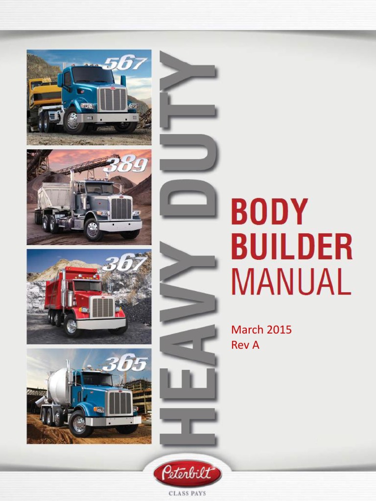 Heavy Duty Body Builder Manual PDF | PDF | Truck | Vehicles