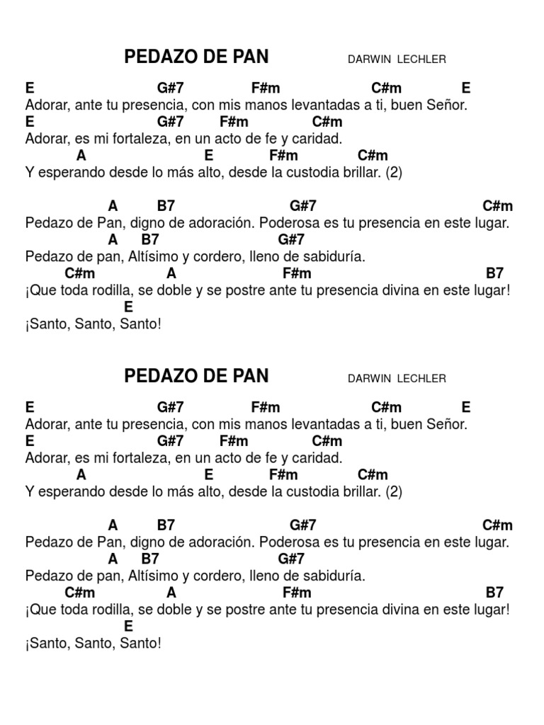 Pedazo de Pan - Darwin Lechler | PDF | Comportamiento religioso y ...
