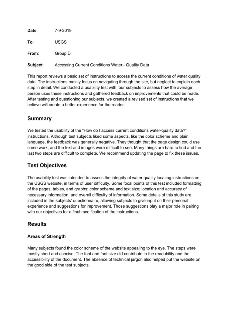 Memo - Clean | PDF | Usability | Web Page
