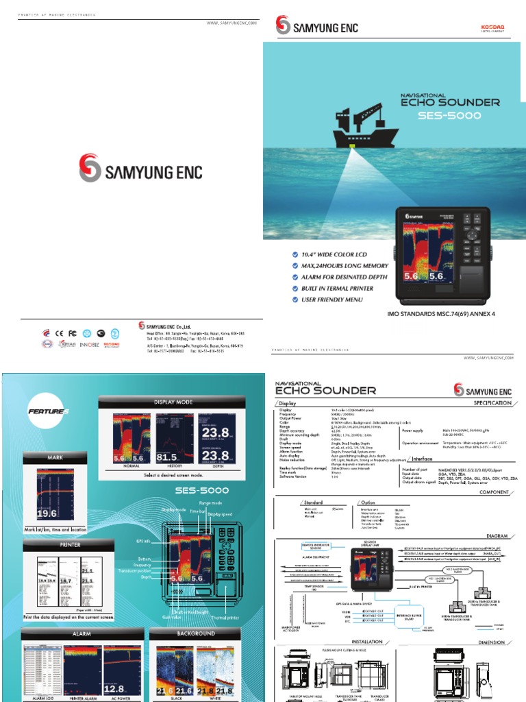 Samyung Echo Sounder Ses 5000 | PDF