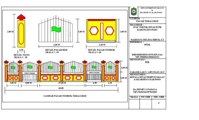Denah Gedung Lengkap 1 | PDF