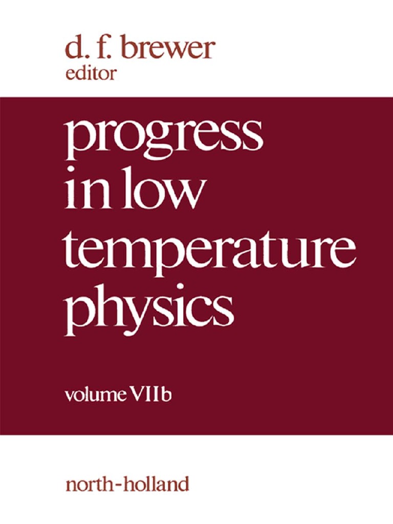 Low Temperature Applications | PDF | Superconductivity | Phase Transition