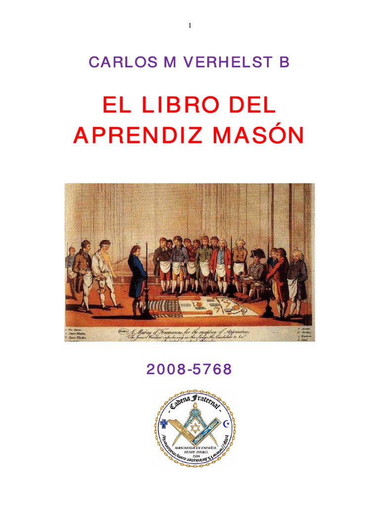 El Libro Del Aprendiz Masón Carlos Manuel Verhelst | PDF | Libertad ...