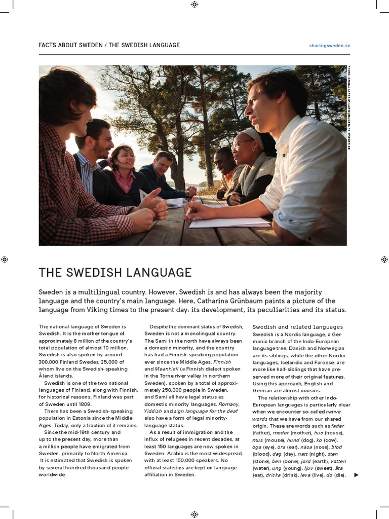The Swedish Language High Res | PDF | Scandinavia | Sweden
