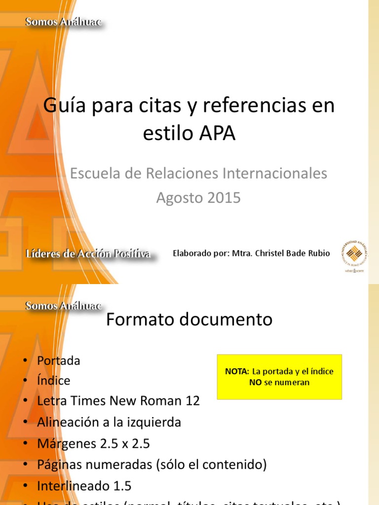 Guía de citas y referencias APA | PDF | Estilo apa | Comillas