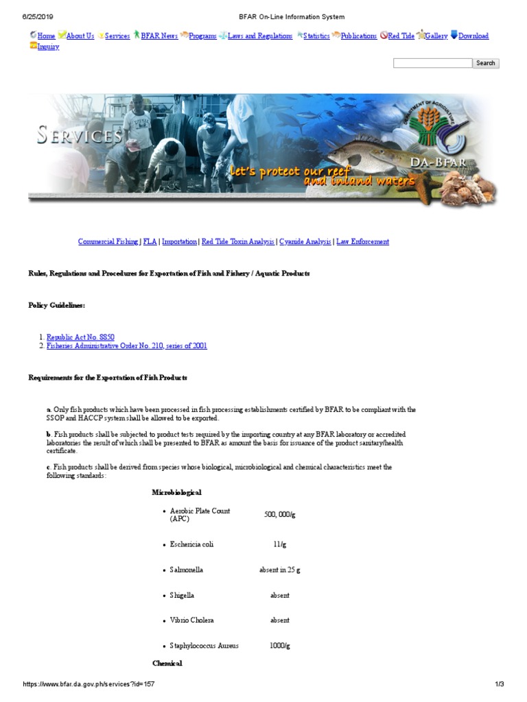 BFAR Online System | PDF | Nature