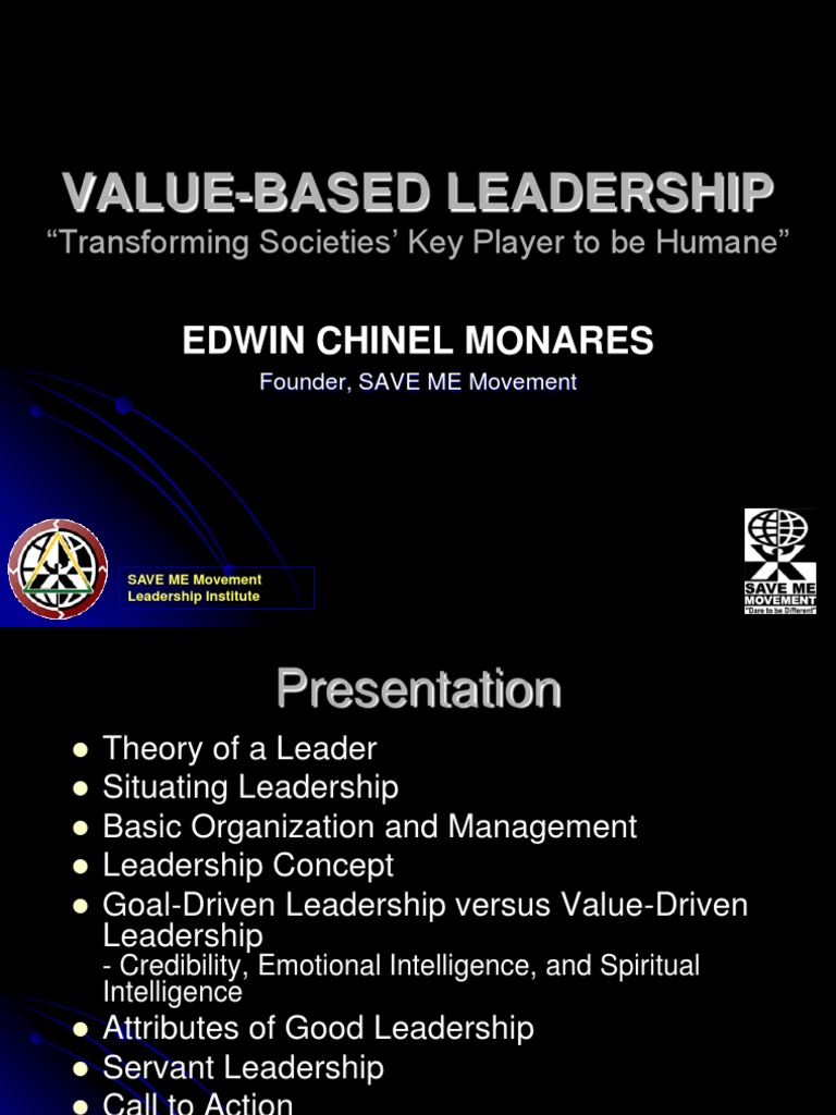 1module - Value Driven Leadership | PDF | Goal | Leadership
