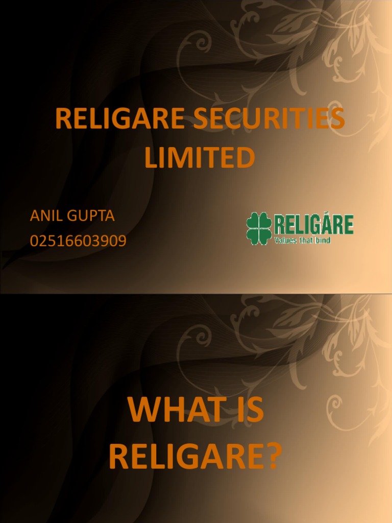 Religare Securities Limited | PDF | Securities (Finance) | Stocks