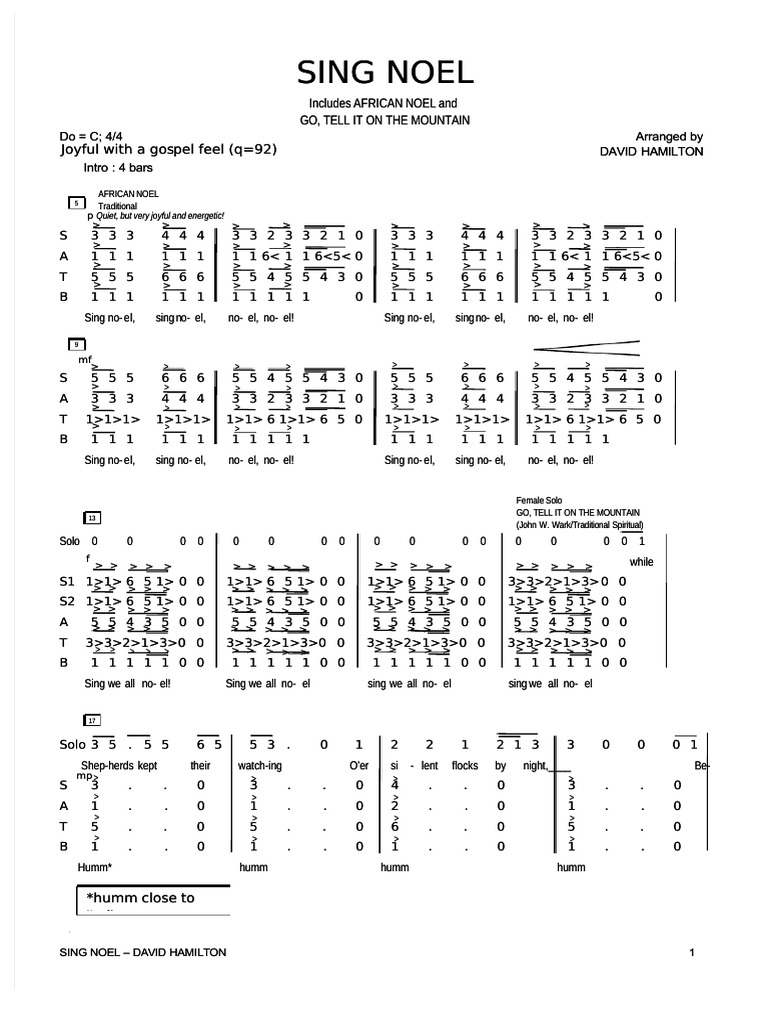Sing Noel Pdf Pdf