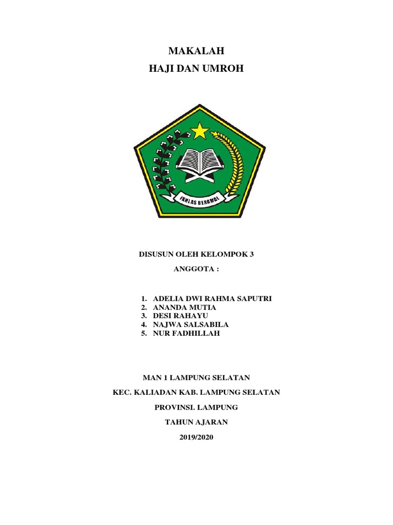 Contoh Cover Makalah | PDF