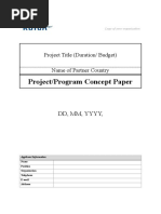 CSR Proposal Template | PDF | Corporate Social Responsibility | Trust Law