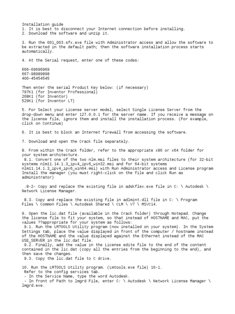 Step-by-step guide for installing and activating Autodesk Inventor ...