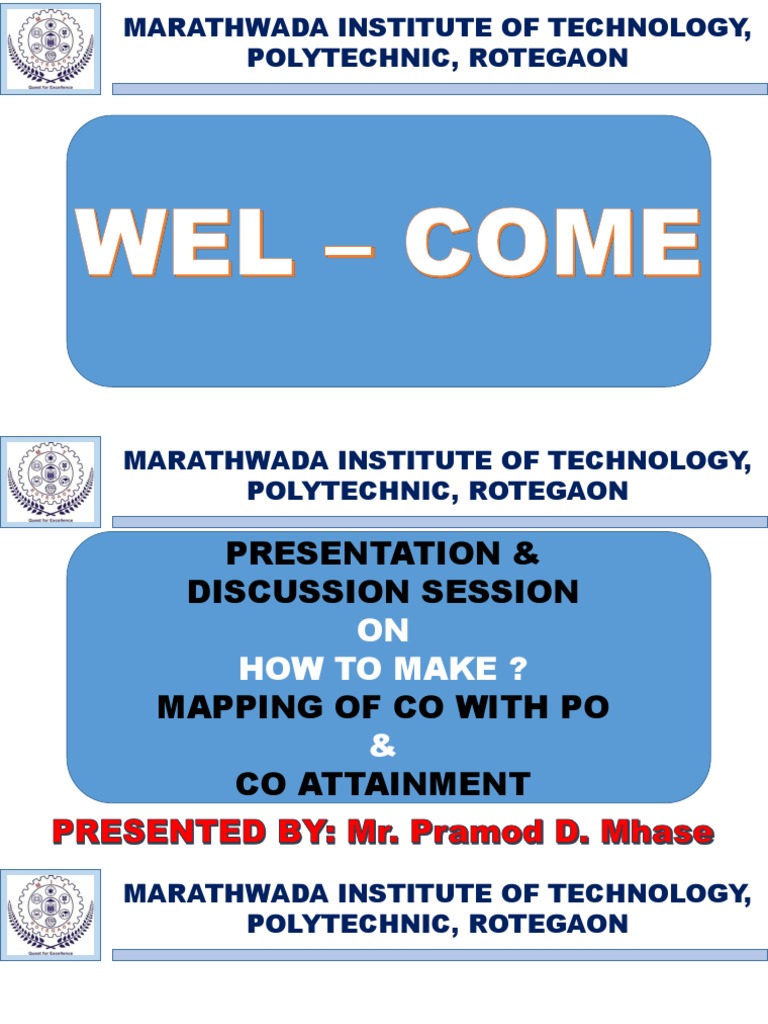 CO PO Mapping Presentation | PDF | Engineering | Mechanical Engineering