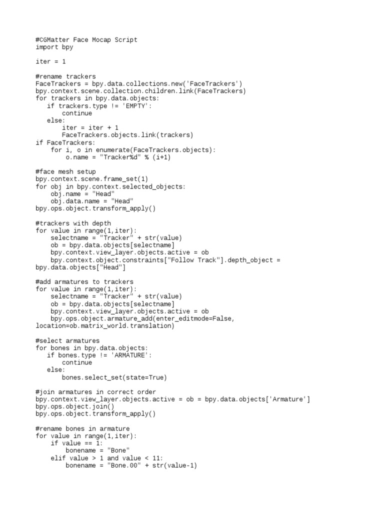 CGMatter Mocap | PDF | Computer Programming | Areas Of Computer Science