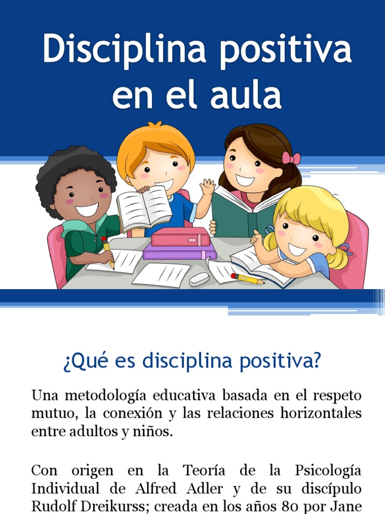Disciplina Positiva en El Aula | Disciplinas | Modificación de ...