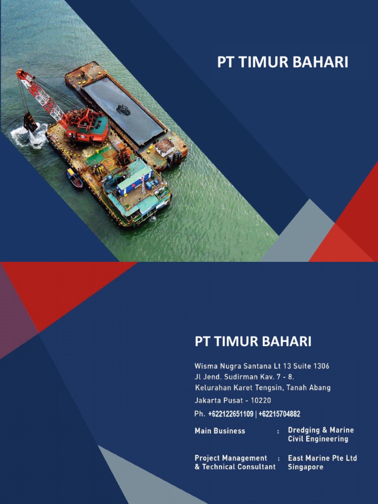 PTTB Compro Rev.06 | PDF | Dredging | Coastal Geography