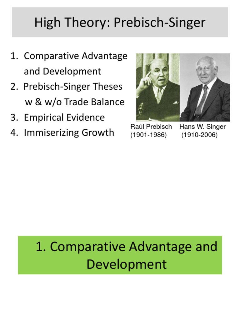 1 Prebisch-Singer | PDF | Comparative Advantage | Economic Growth